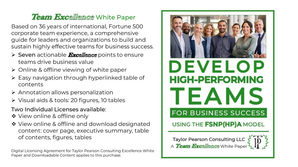 Team Excellence White Papers (Individual License) – Taylor Pearson